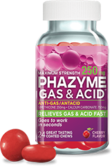 About Phazyme Gas & Heartburn Relief Chews