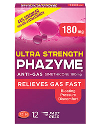 About Phazyme Gas & Heartburn Relief Chews